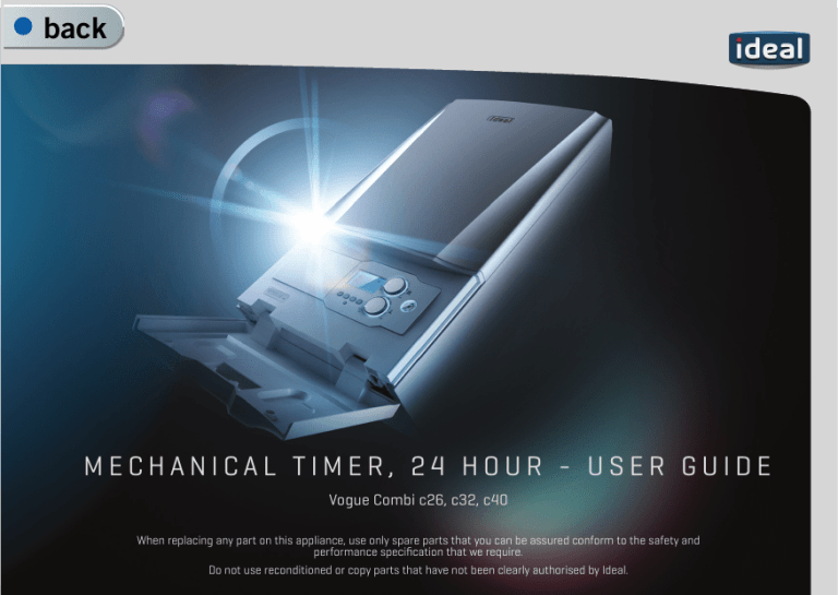 Mechanical TiMer 24 Hour User Guide