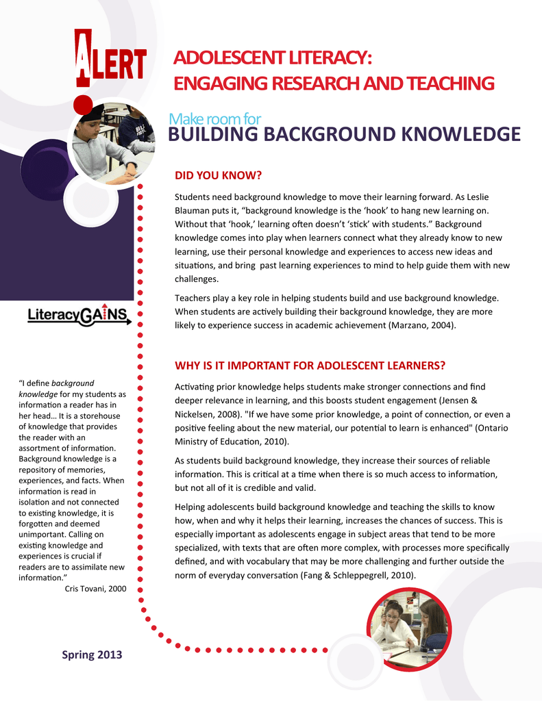Descubrir 54 Imagen why Is Background Knowledge Important 