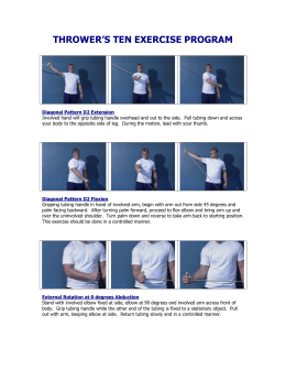 Upper Extremity Passive Range of Motion Handout 1