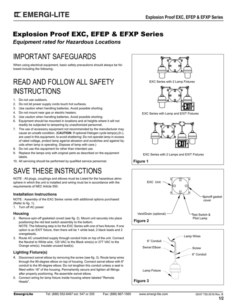 EFXP Series - Emergi-Lite