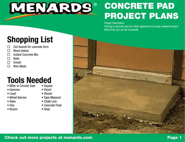Concrete Pad ai