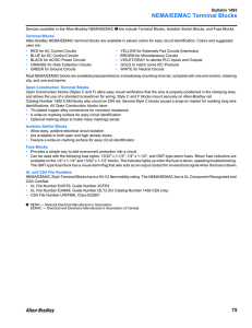 NEMA and IEC terminal markings