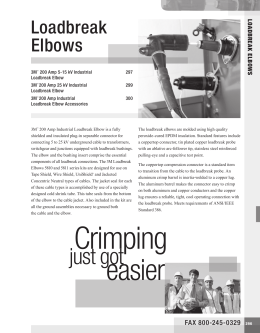5810 Series Industrial Loadbreak elbow