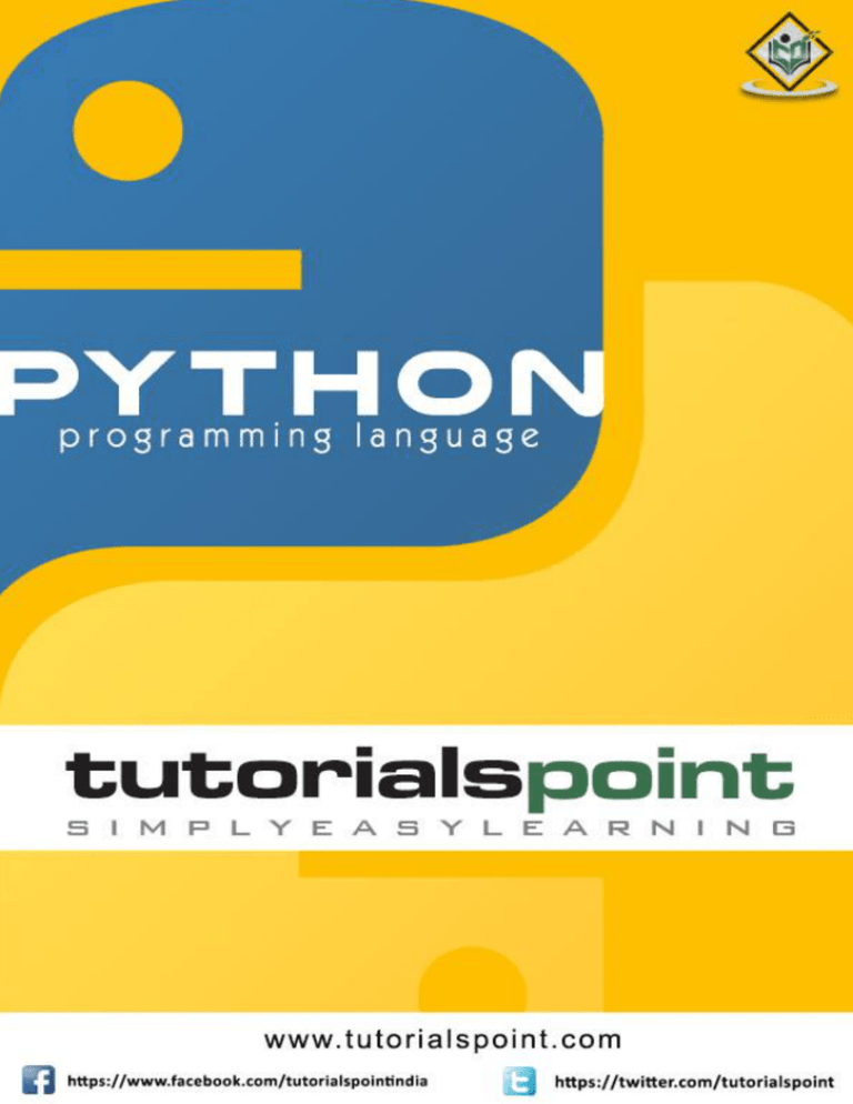 PYTHON Tutorial PDF Version 