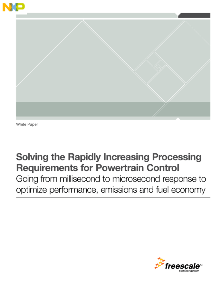 Solving the Rapidly Increasing Processing Requirements for