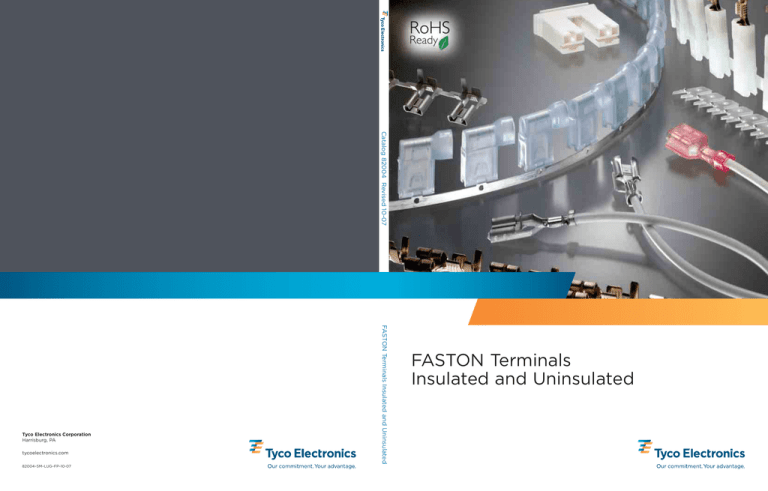 FASTON Terminals Receptacles