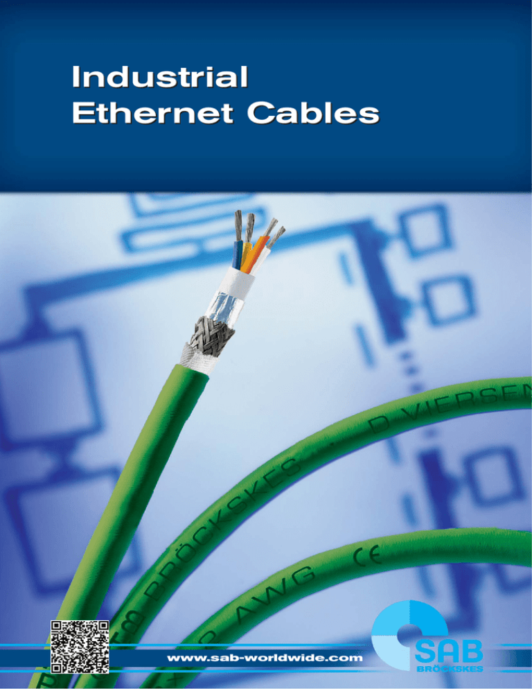 Industrial Ethernet Cables CAT5, CAT6 and CAT7
