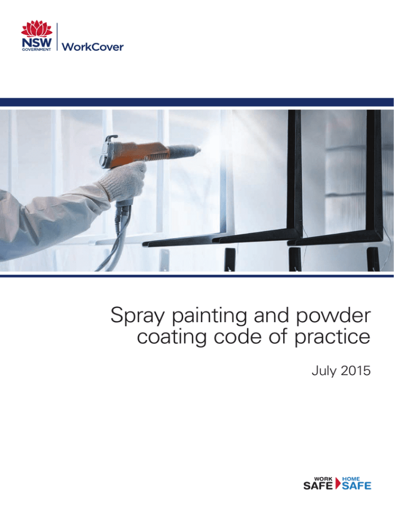 Spray painting and powder coating