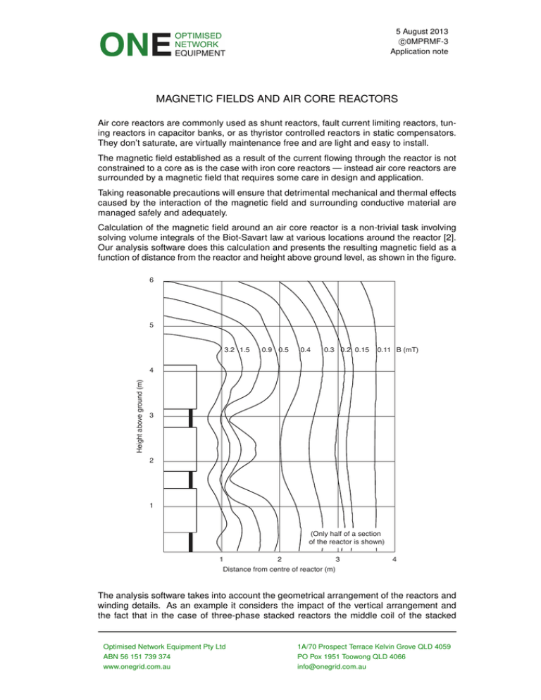 Air Core Reactors: Magnetic Fields & Safety