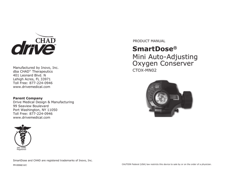 SmartDose® Mini Auto-Adjusting Oxygen Conserver