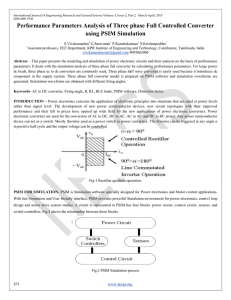Three Phase Semi Converter