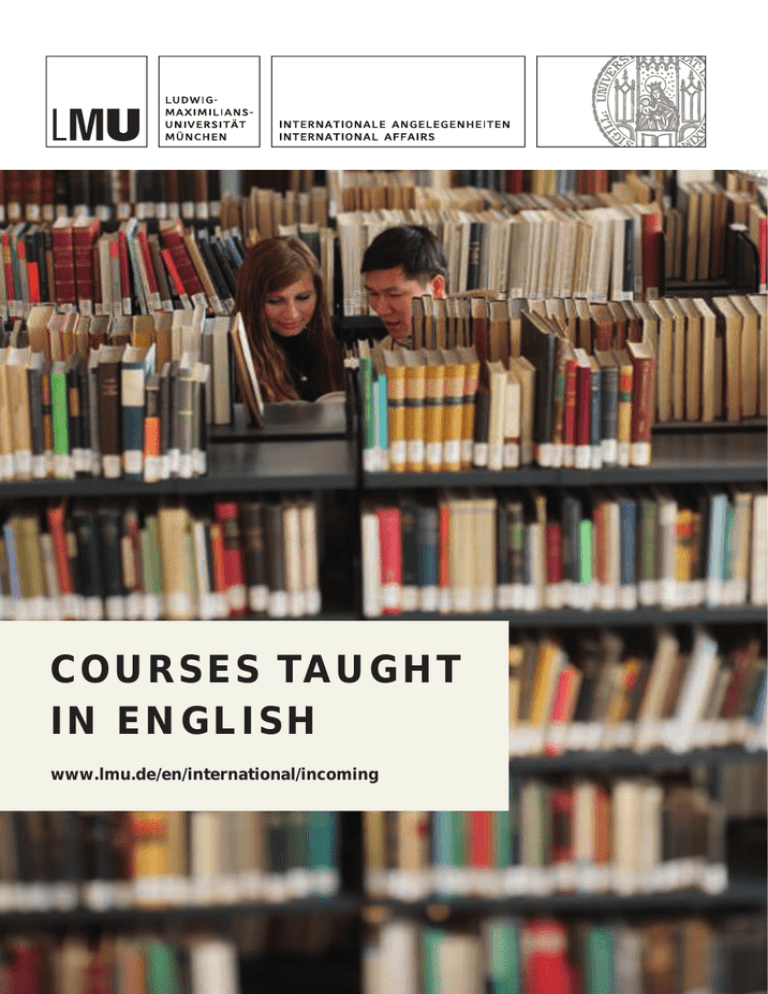 Courses Taught In English