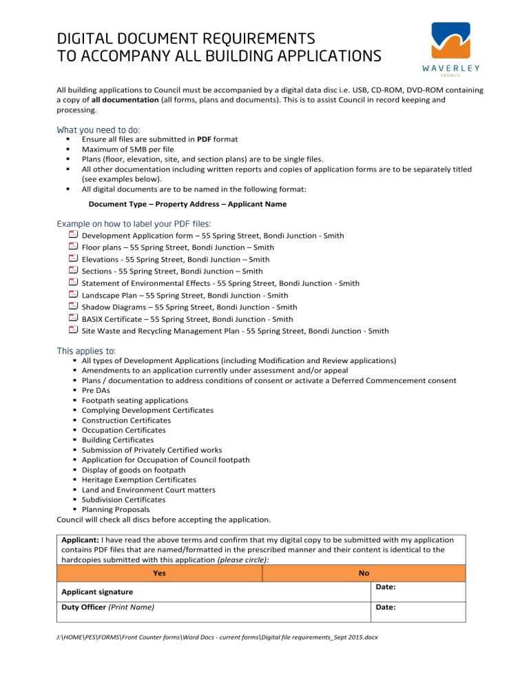 Digital File Requirements