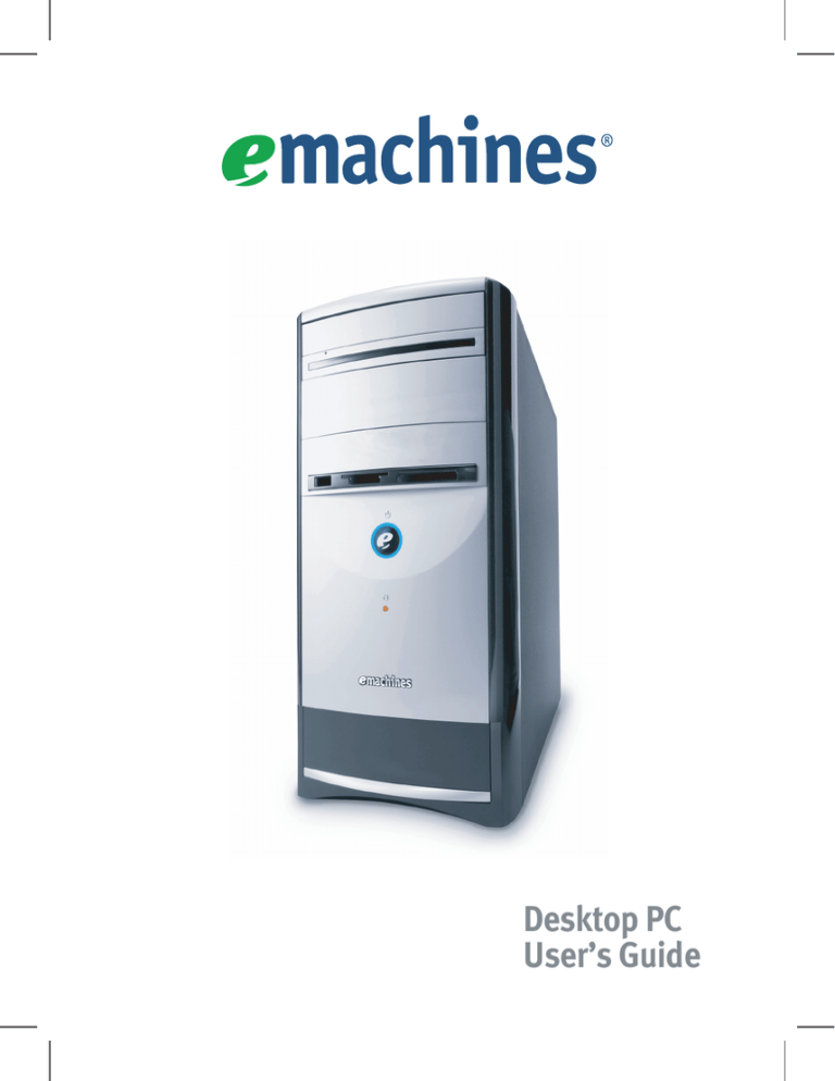 eMachines Desktop PC User Guide