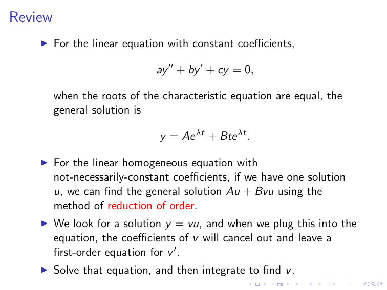 Solving A Non homogeneous Equation