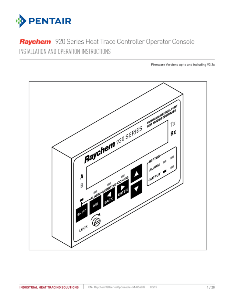 920 Operator Console Installation Manual