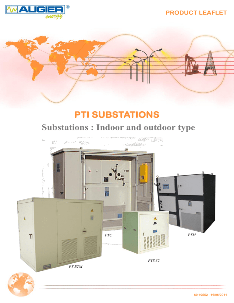 PTI SUBSTATIONS Substations Indoor And Outdoor Type