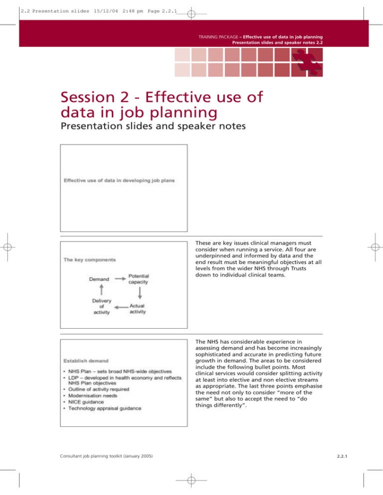 Presentation Slides And Speaker Notes