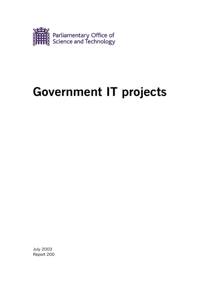 Government IT projects