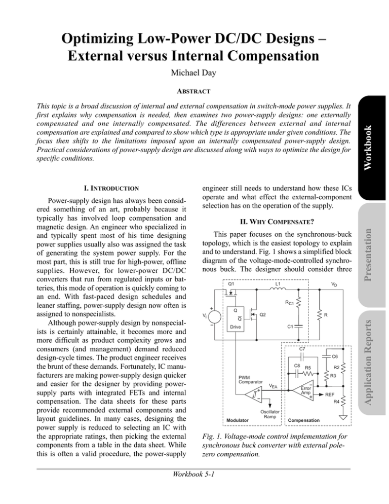 Optimizing Low-Power DC-DC Designs-