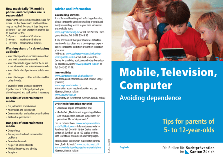 Mobile, Television, Computer