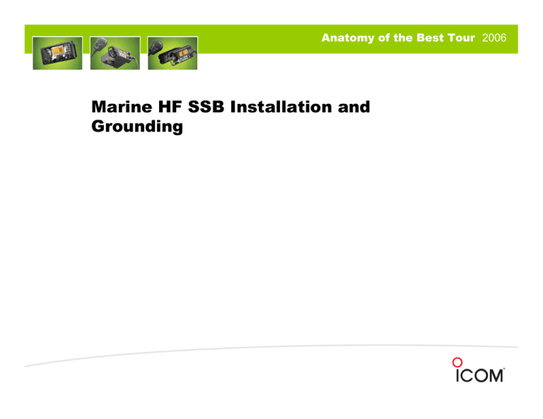 Marine HF SSB Radio Installation & Grounding Guide