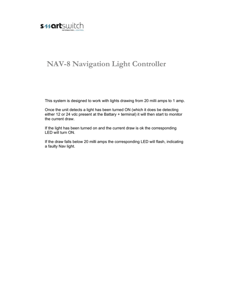 NAV-8 Navigation Light Controller