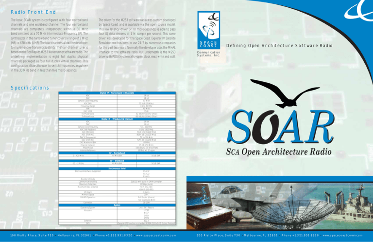 PDF Brochure - Space Coast Communication Systems