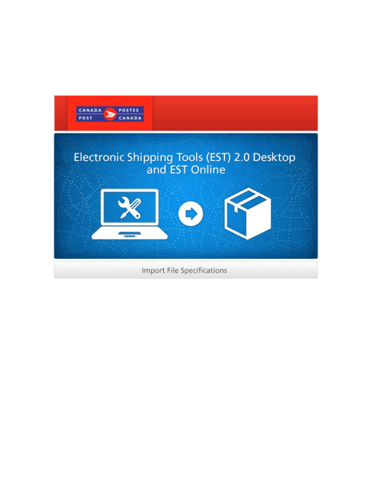 electronic shipping tools (est)