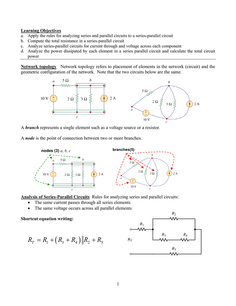 Series Parallel Circuit Solutions