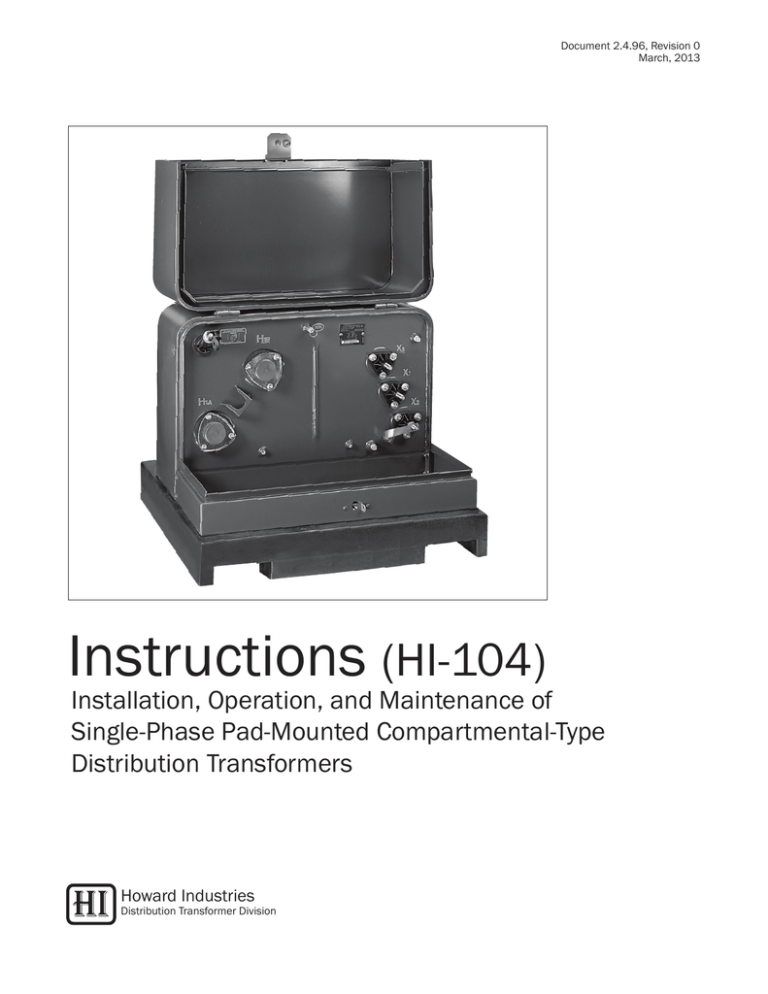 Instructions - Howard Industries