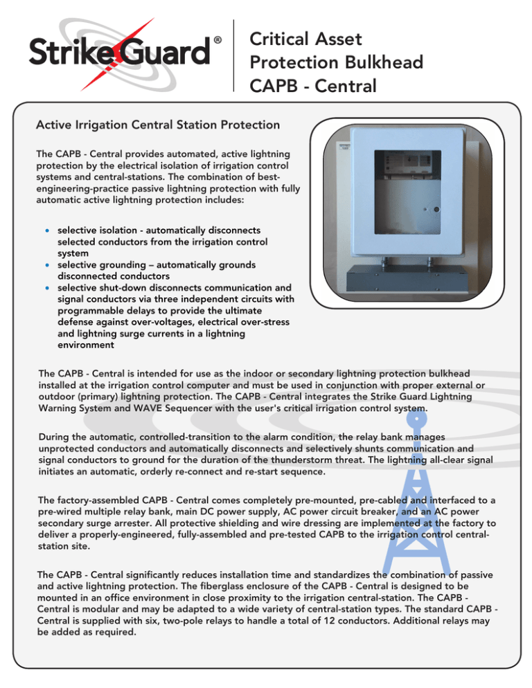 CAPB Central Data Sheet