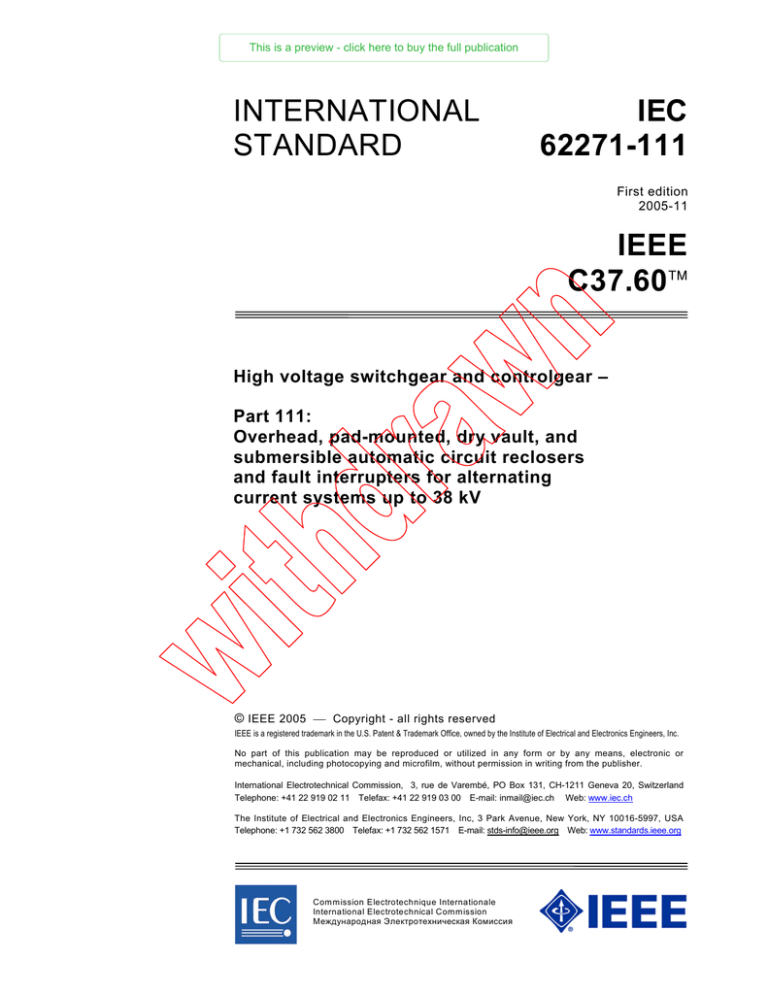 Preview - the IEC Webstore