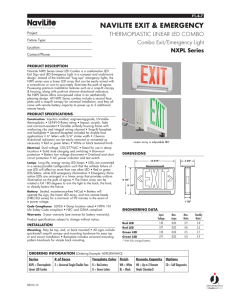 Spec Sheet - Juno Lighting Group