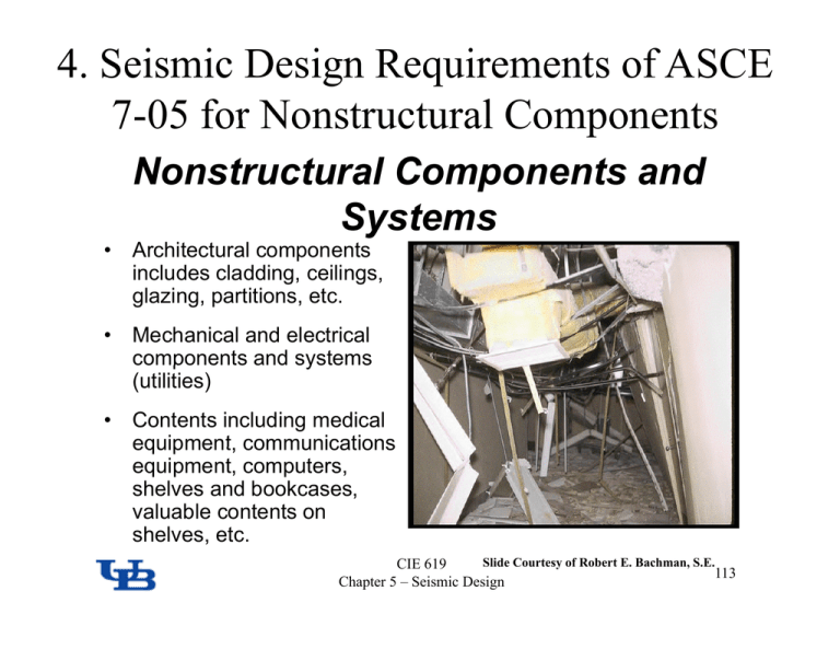4. Seismic Design Requirements of ASCE 7
