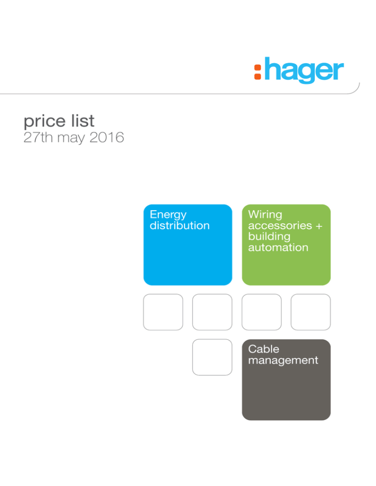 Price List
