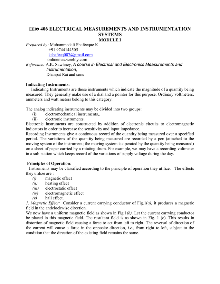 Electric Measurements
