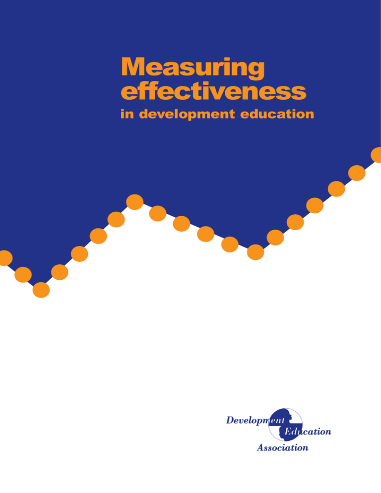 Measuring Effectiveness in Development Education