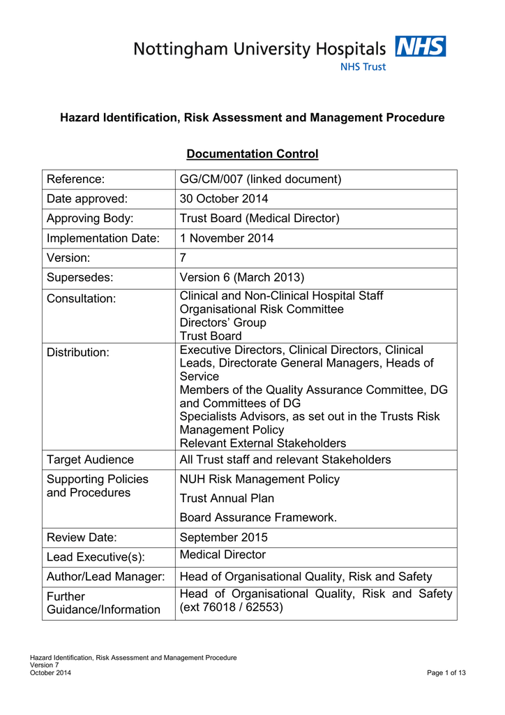 Hazard Identification And Risk Assessment Template PrintableDB web app