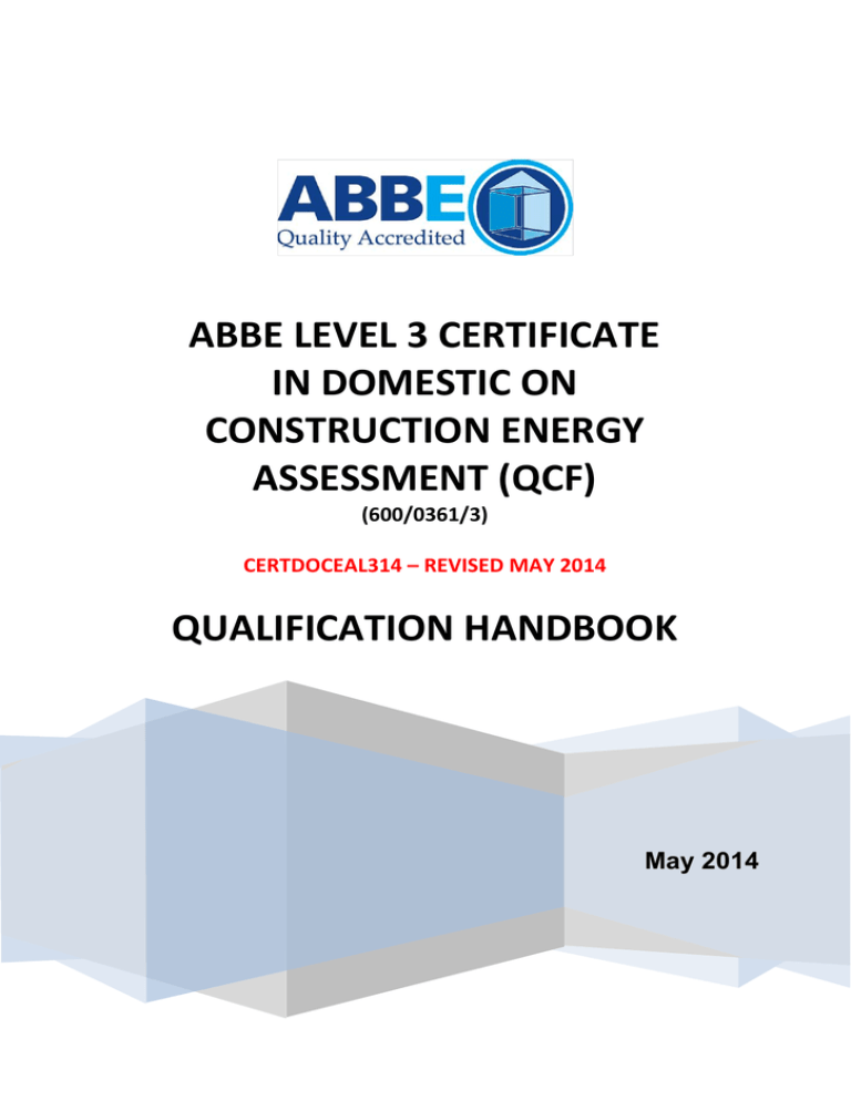 qualification handbook