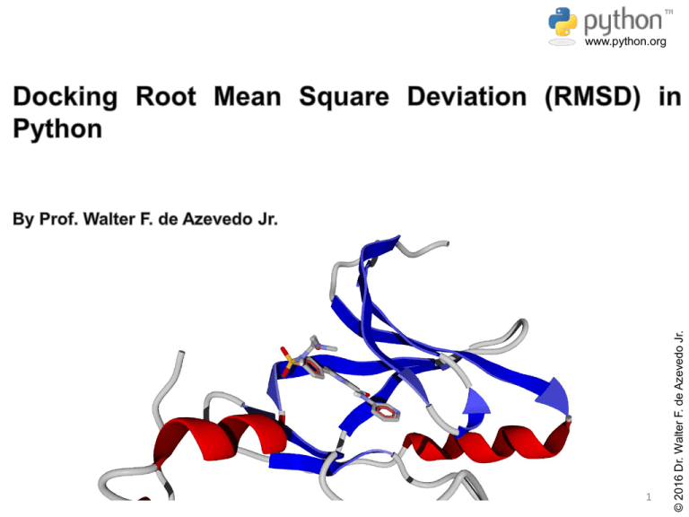 Docking Root Mean Square Deviation In Python