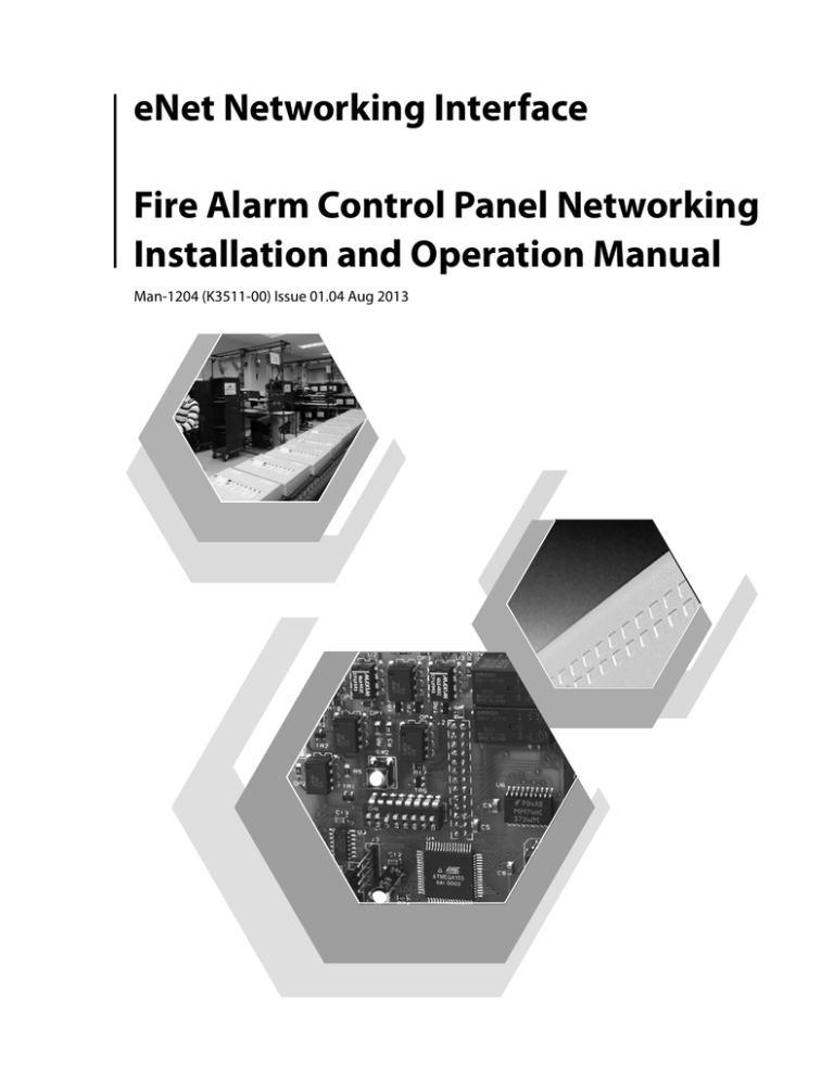 eNet Networking Interface Fire Alarm Control Panel Networking