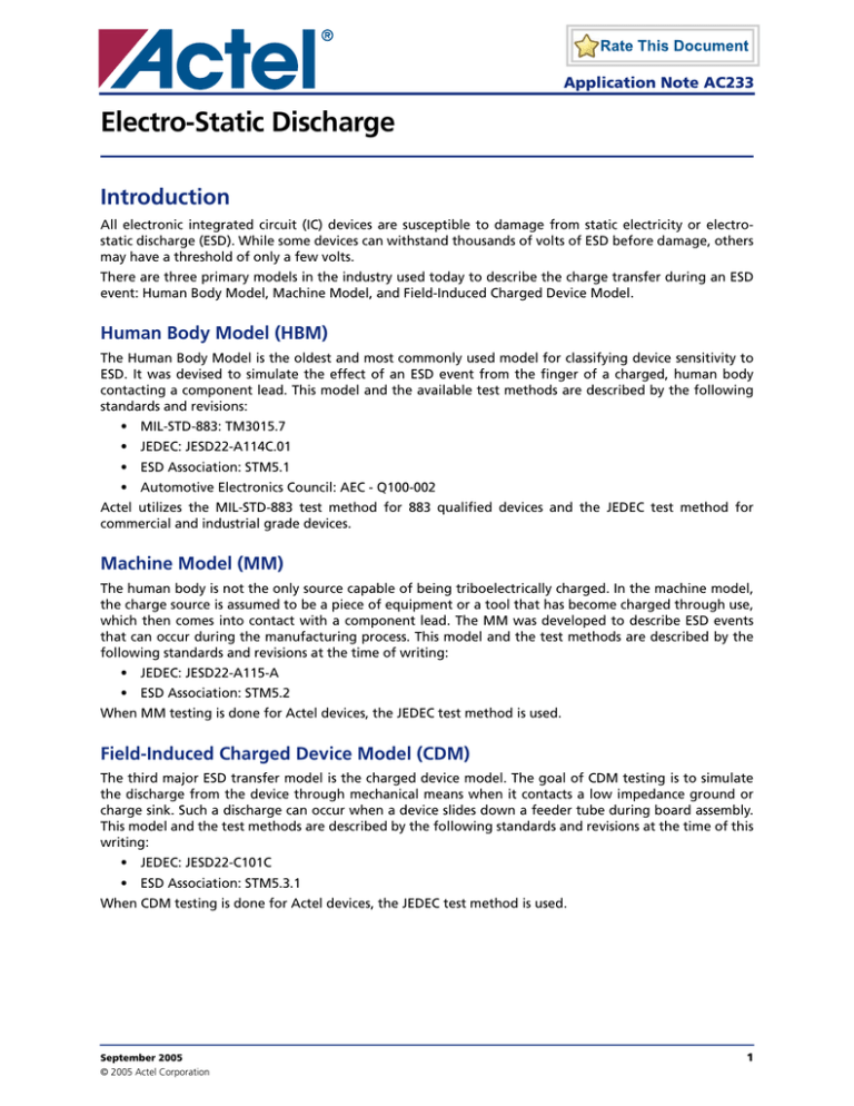 Electro-Static Discharge