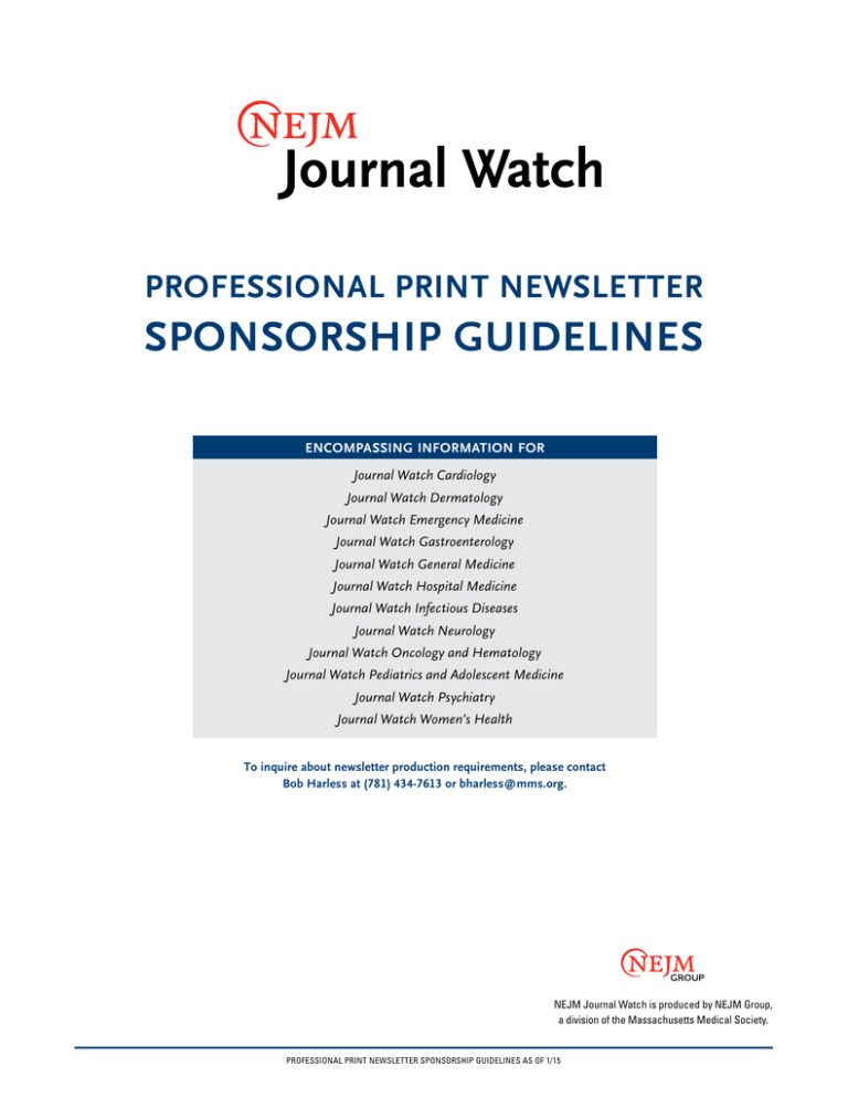 sponsorship guidelines