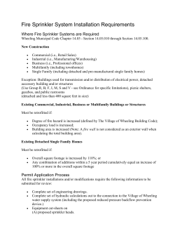 FM Global Fire Sprinkler Standard