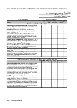 Completing the Hazardous Material Inventory Statement (HMIS)