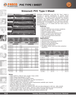 Maximum PVC Service Temperature 140°F Pressure De