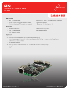 Datasheet - NetBurner