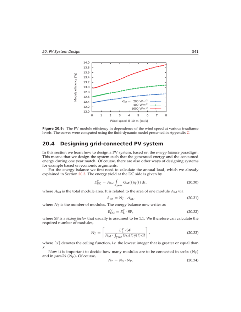 20.4 Designing grid-connected PV system 20.4 Designing grid-connected PV system