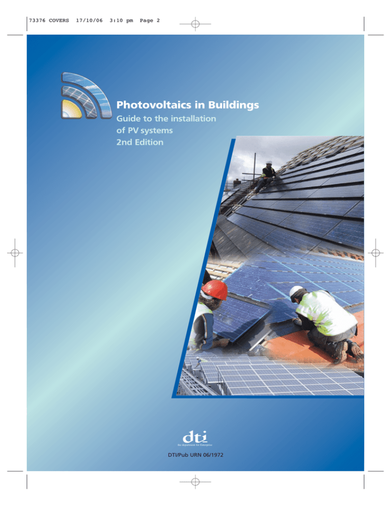 Guide to the installation of PV systems